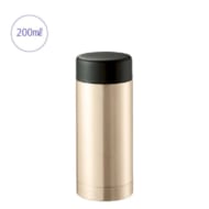 【アウトレット】ステンレスドリンクボトル 200ml：ゴールド｜A14-TS-1416-018｜きっと見つかる「ノベルティ屋」